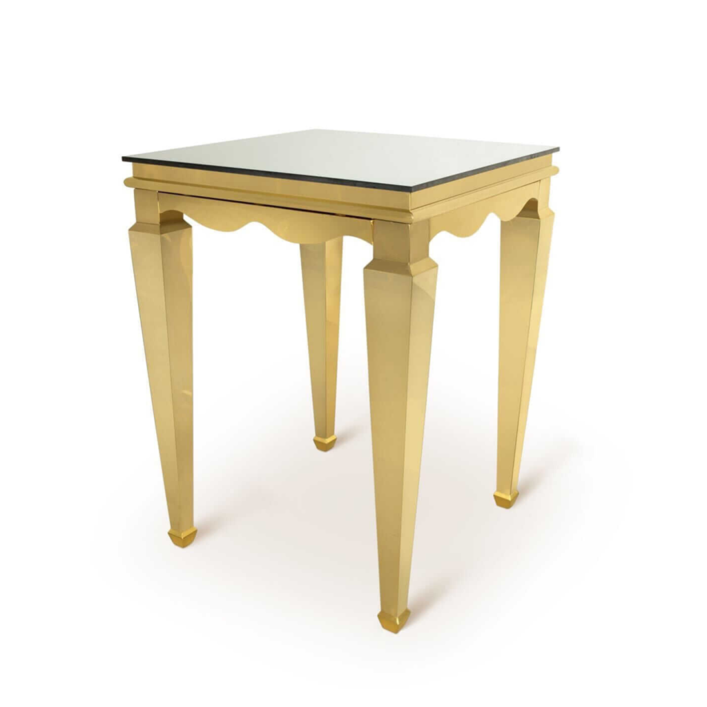 Hollywood Silver Dining Table - Glam Party Rentals