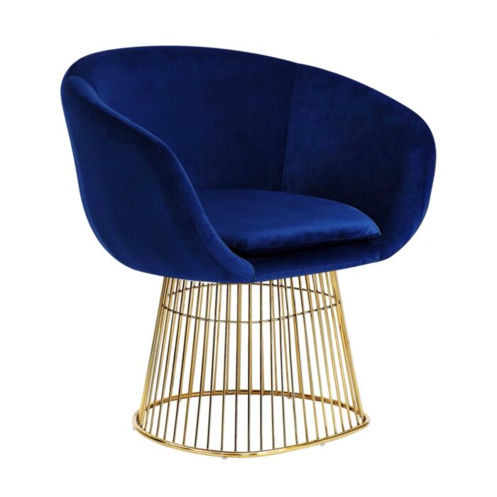 Royal Blue Lounge Chair - Glam Party Rentals